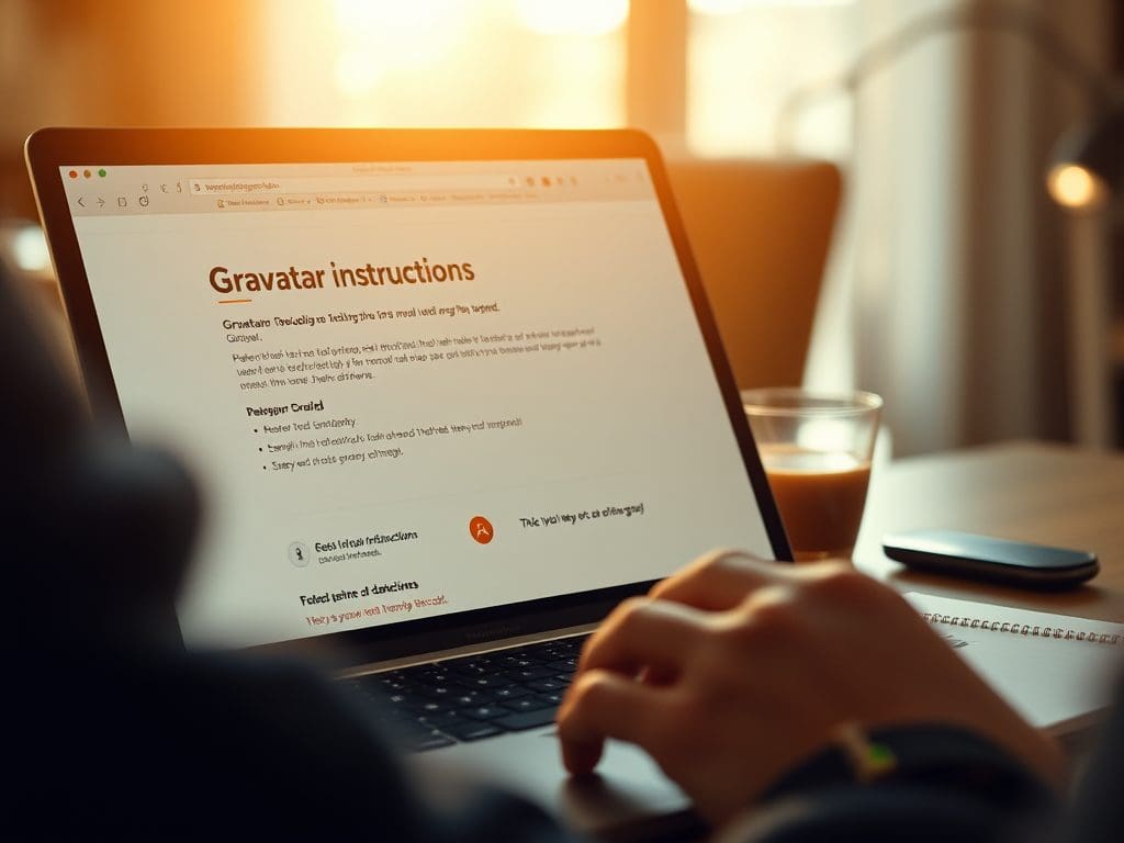 Instructions for Gravatar: Setting Up Your Unique Identity - Mondosol